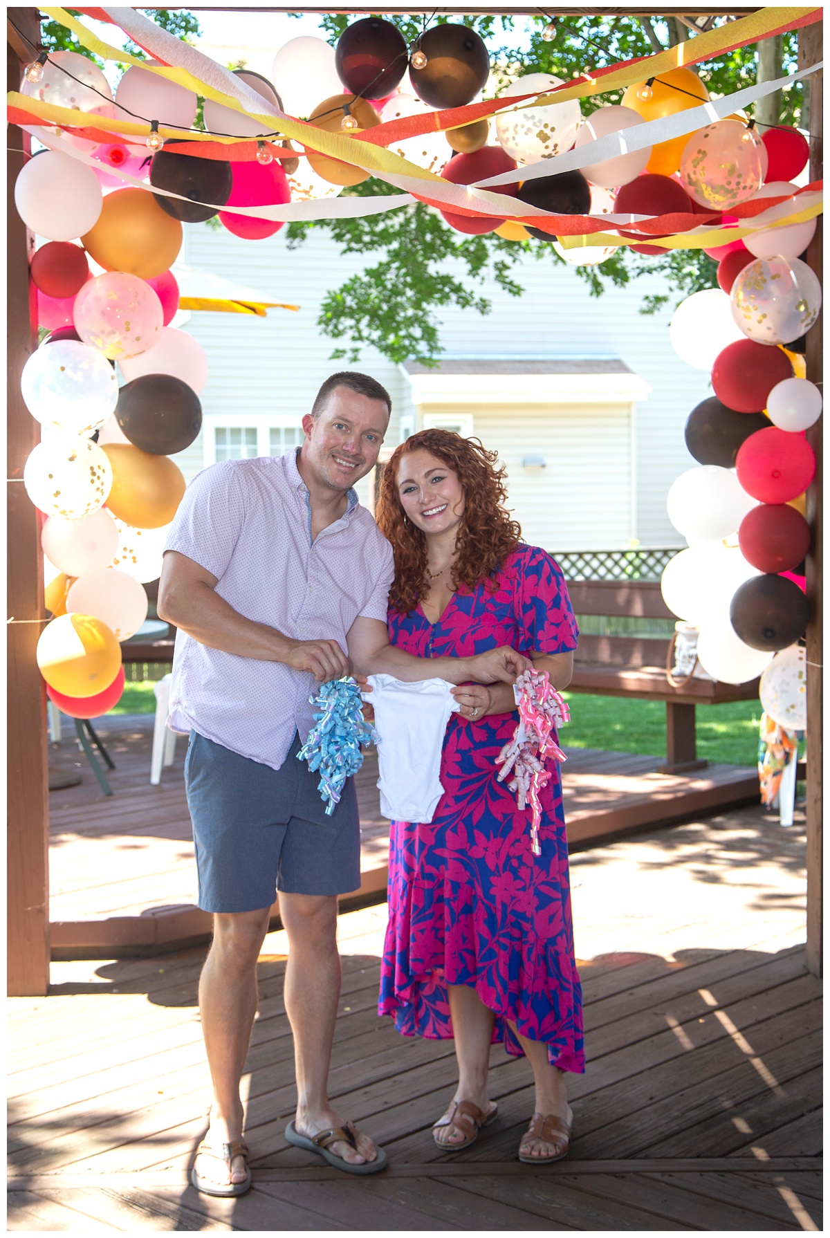 Circus-Themed, Baby Vance Reveal - Natalie Kent Photography