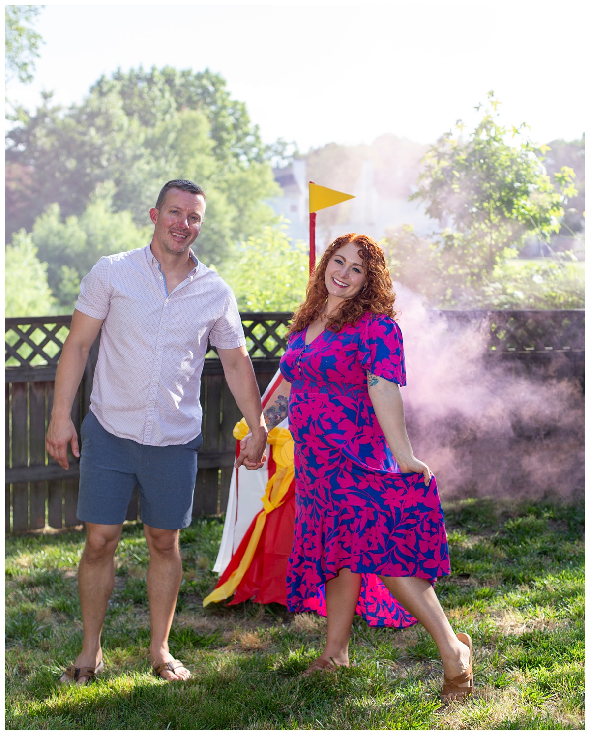 Circus-Themed, Baby Vance Reveal - Natalie Kent Photography